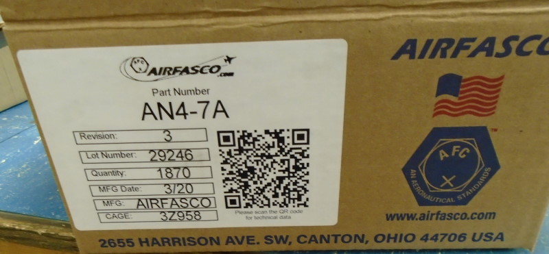 AN4-7A | Aircraft Bolts - AIRFASCO